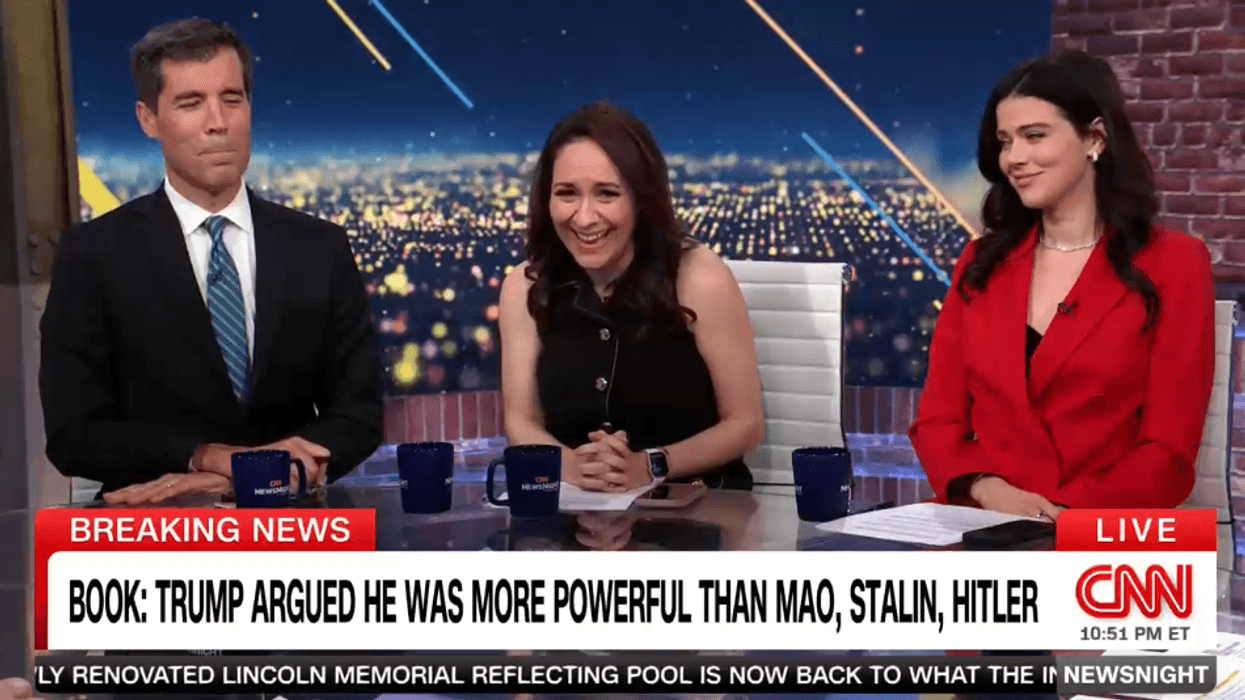 CNN pundits crack up while reading new details revealed in Trump tell-all