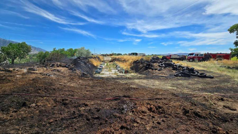 Crews extinguish brush fire in Tremonton sparked by beekeeping operations