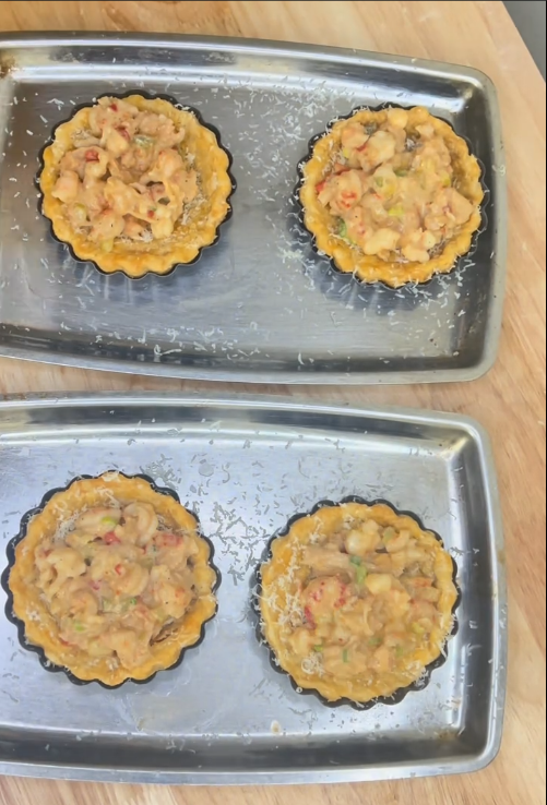 Shrimp and Crawfish Tart Buttery Savory Flavor