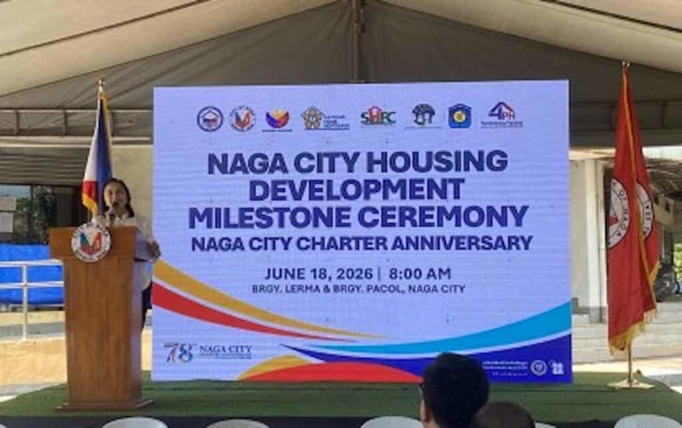 Robredo: P700M worth of DHSUD projects to address Naga’s housing gap