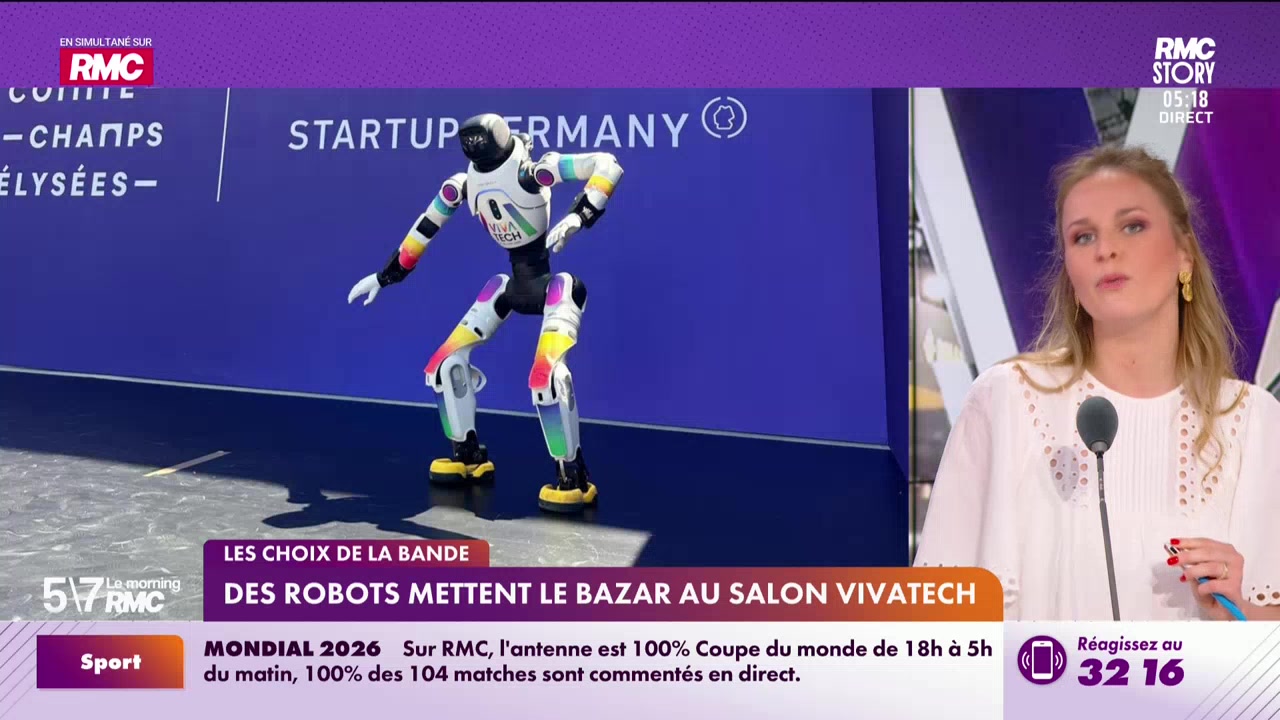 Les choix de la bande : Des robots mettent le bazar au salon Vivatech ...