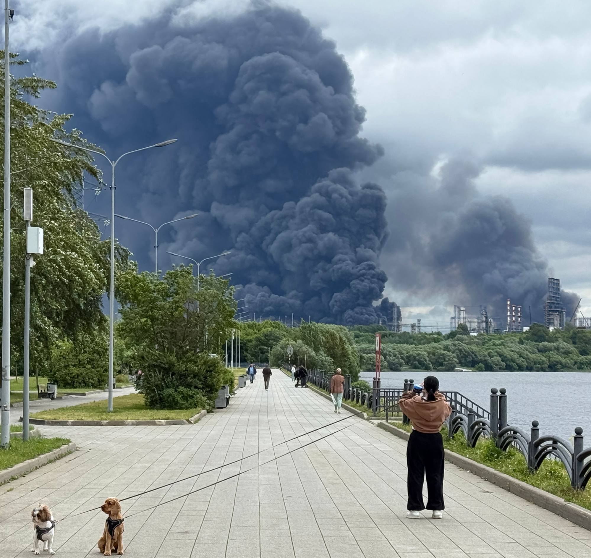 Ukraine hits Moscow oil refinery in major drone attack on Russian capital