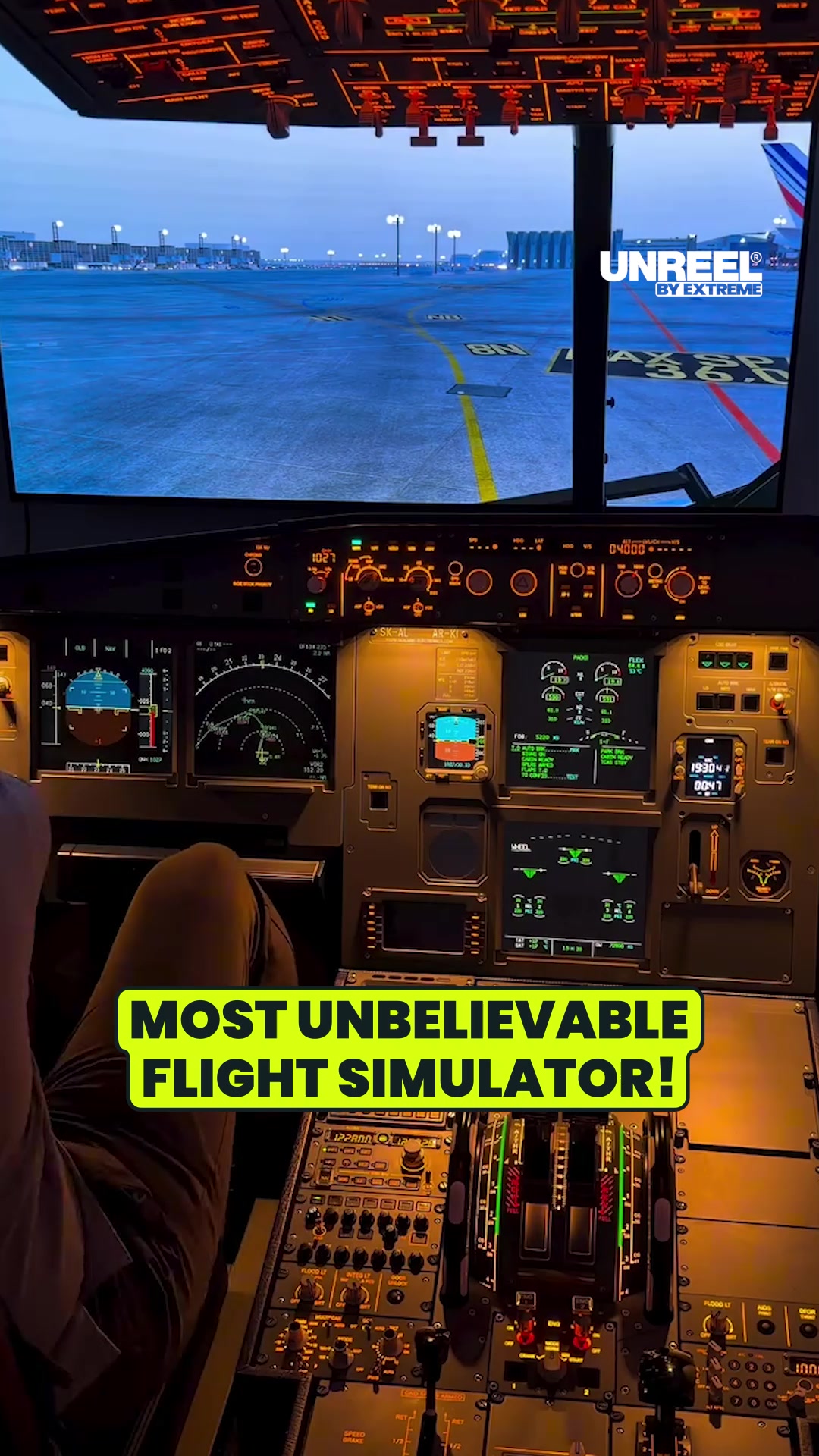 Inside the Airbus A320 simulator: Real cockpit view & aviation training ...