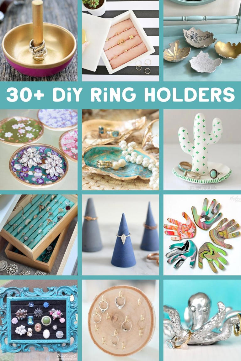 30+ DIY ring holders for every style and budget