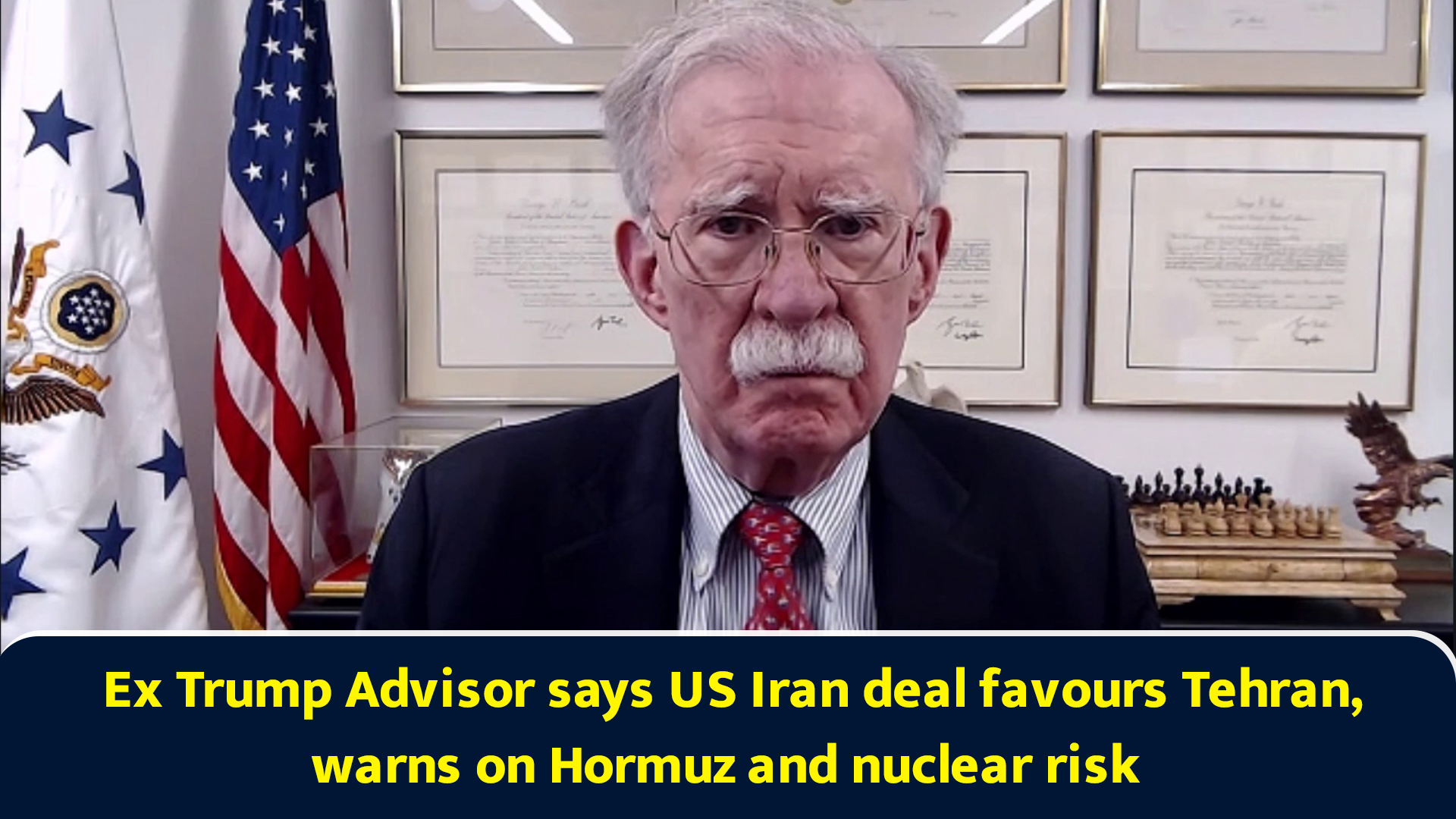 Ex-Trump advisor says US Iran deal favours Tehran, warns on Hormuz and ...