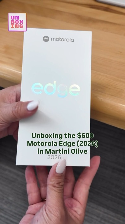 Unboxing the $600 Motorola Edge (2026)