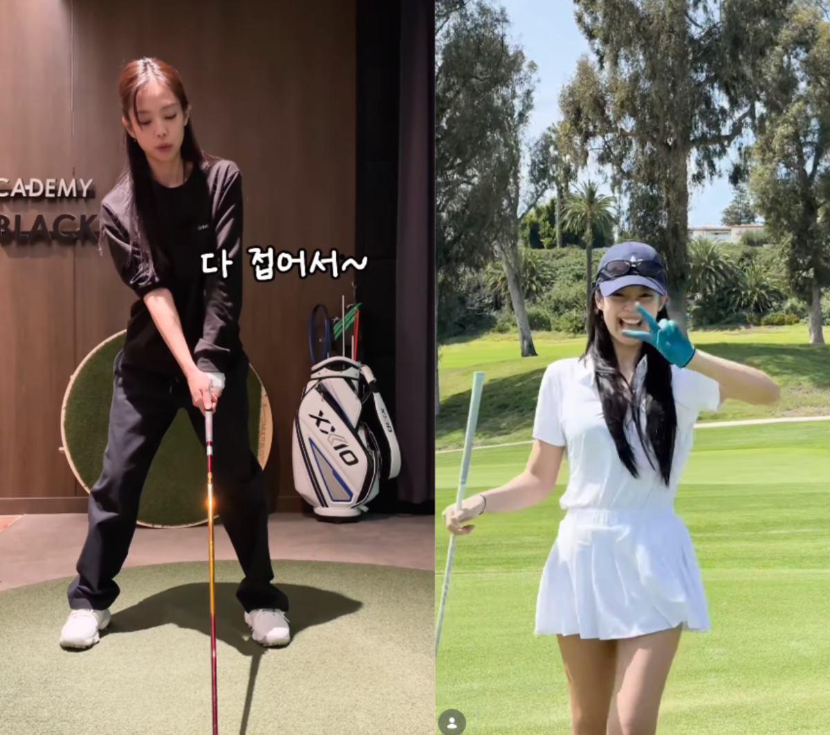 Did Jennie start playing golf… after her lesson scene was revealed, “I ...