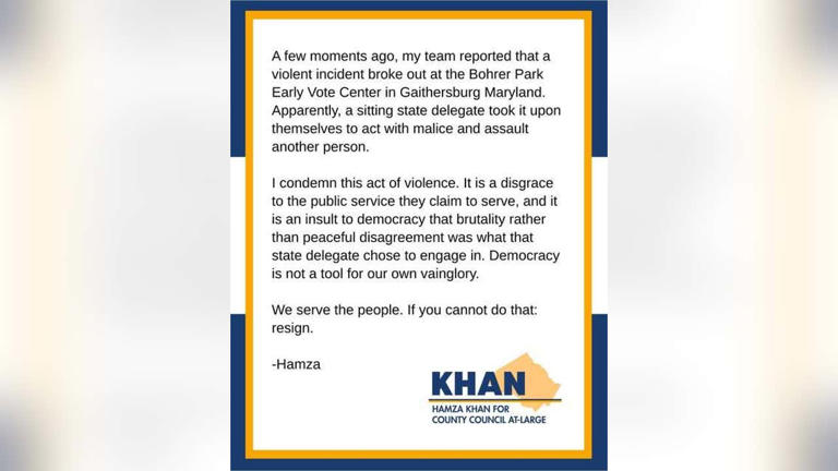 Maryland delegate accused of assaulting union leader, congresswoman ...