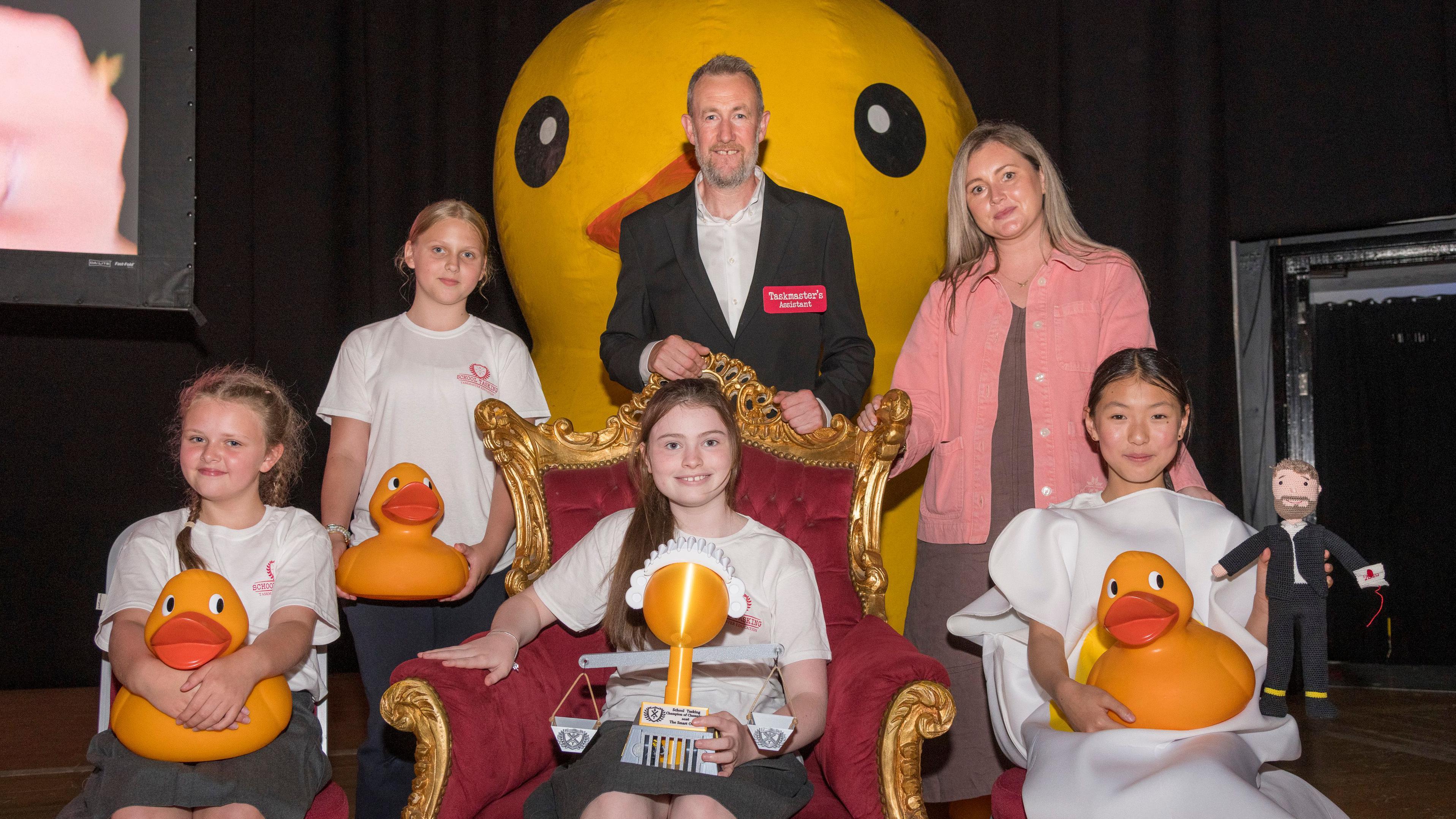 Pupils compete in Alex Horne's tasking competition