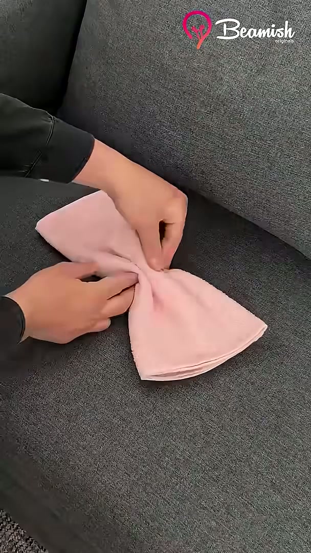 Kitchen towel folding hacks #easy #creative #towelfolding