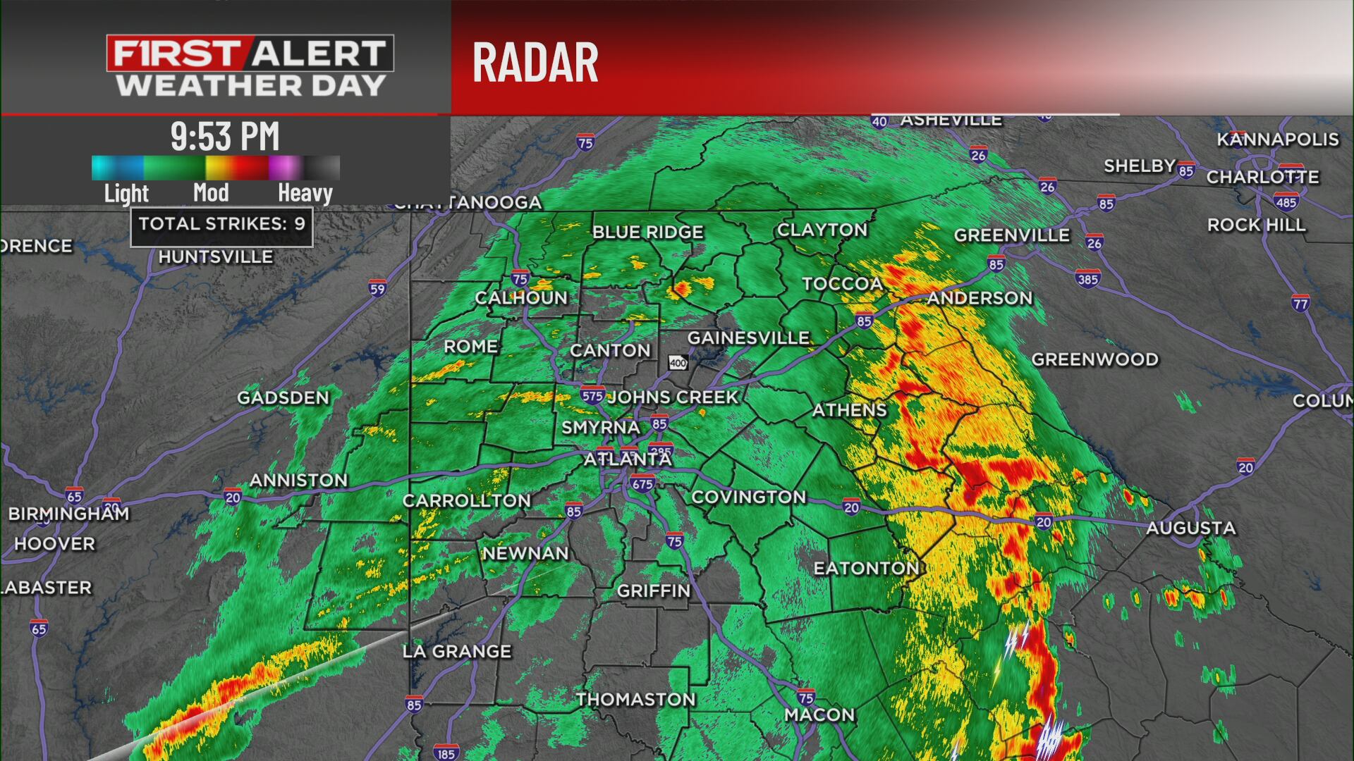 Threat of severe weather over; metro Atlanta counties remain under ...