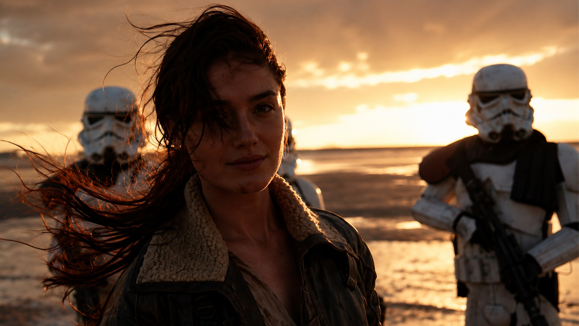 Behind the scenes of a Star Wars inspired film project