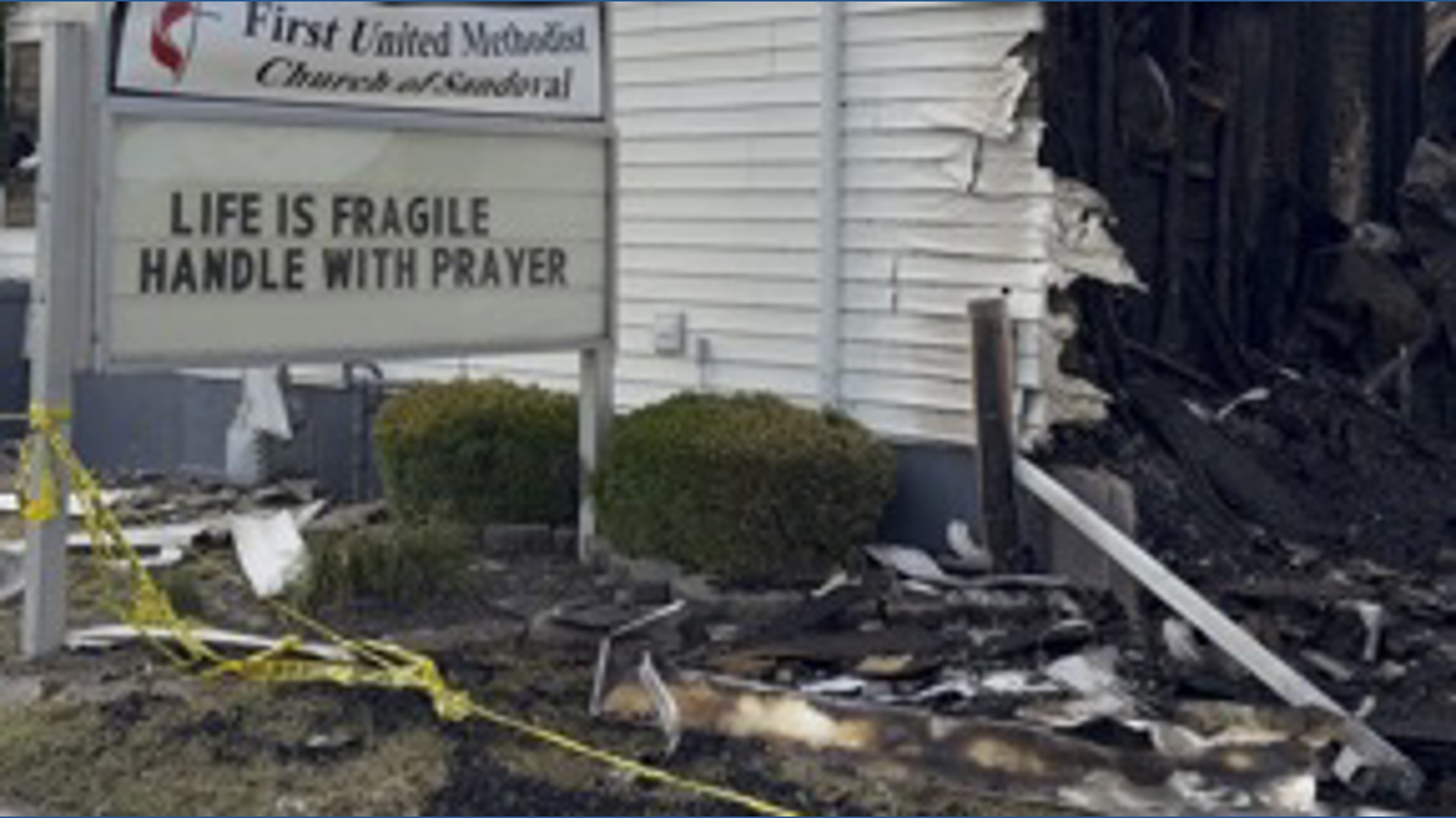 Community rallies after fire destroys 125-year-old Sandoval church