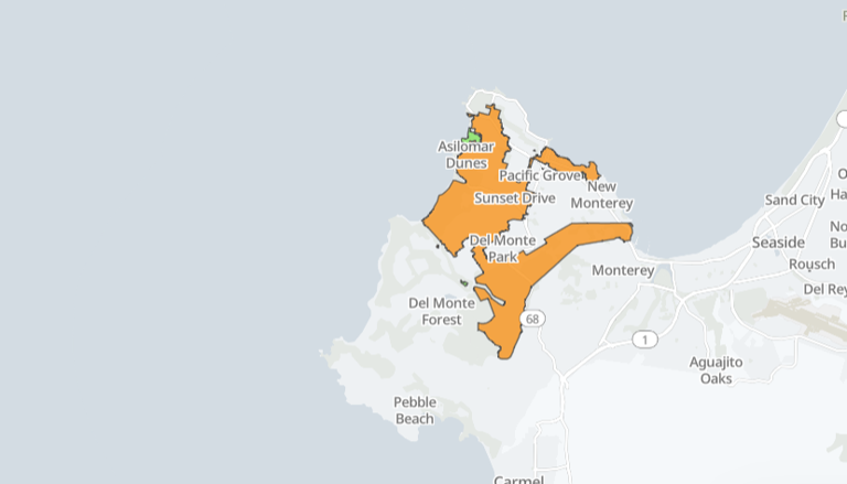 PG&E outage leaves nearly 4,000 customers without power along Monterey ...