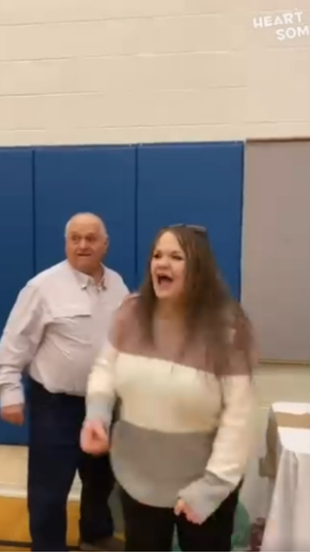 This sweet flower girl reunion with the bridal party will melt your heart