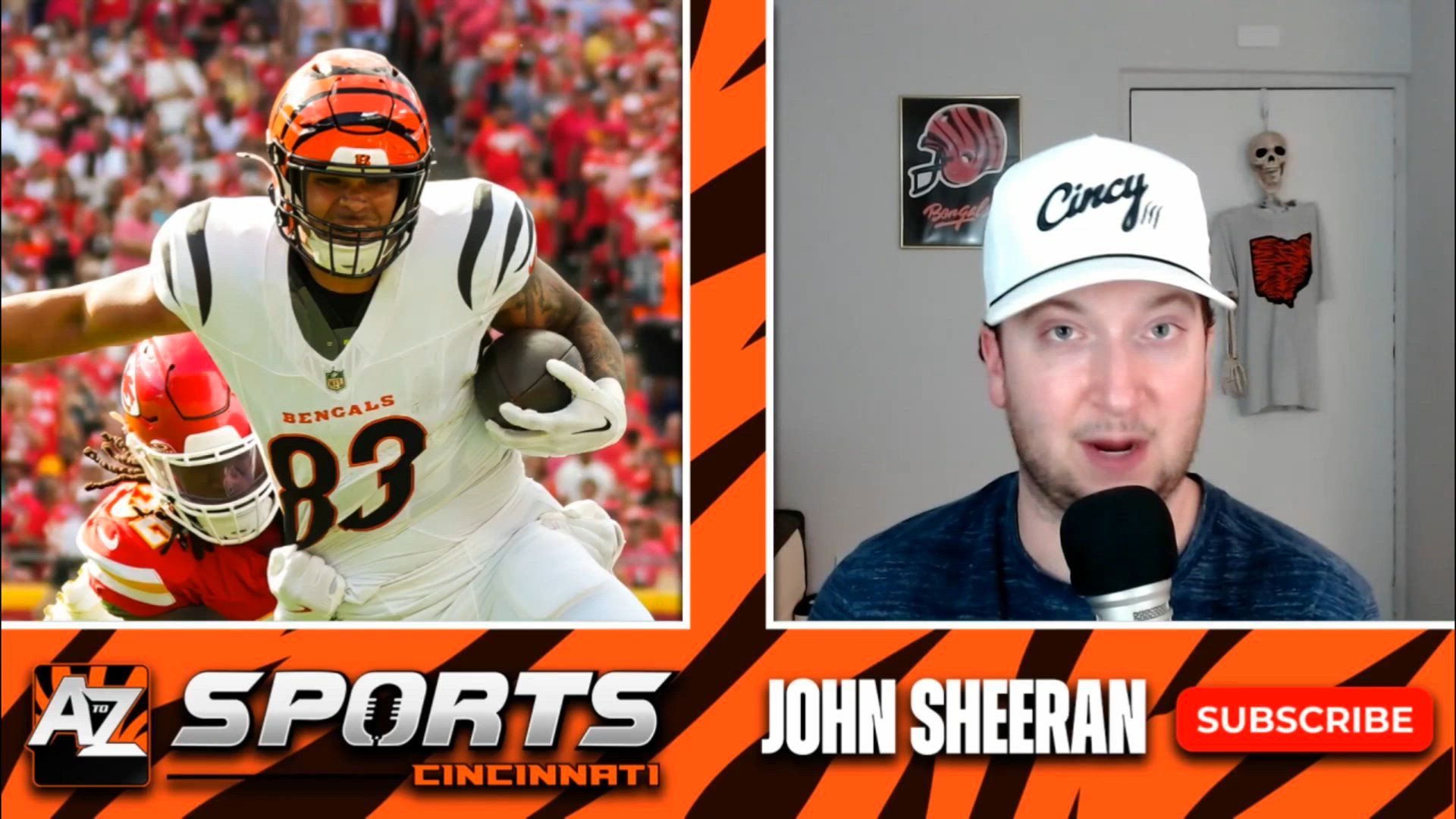 Erick All is in for a big year with the Cincinnati Bengals