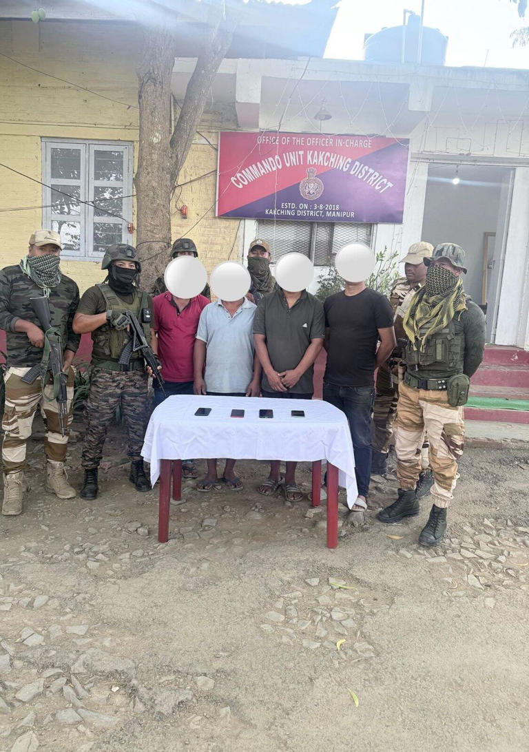8 militants arrested for extortion, supply of arms in Manipur