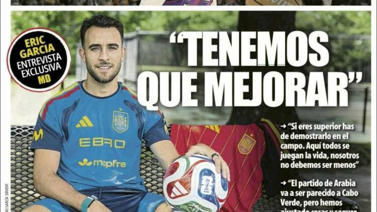 Eric Garcia, Nico Williams y Gavi, protagonistas de las portadas deportivas