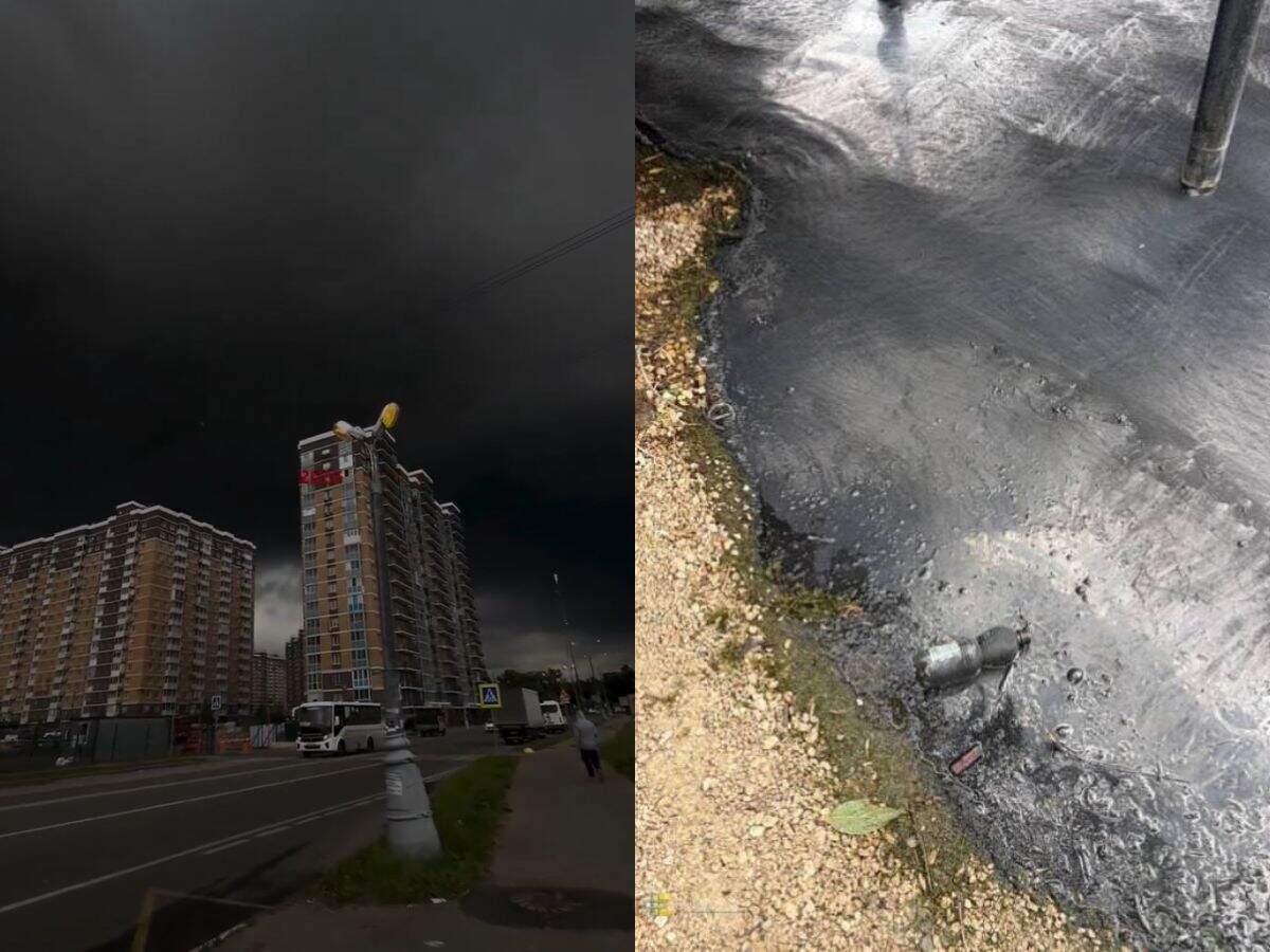 Black rain in Moscow after Ukrainian drone strike damages oil refinery ...