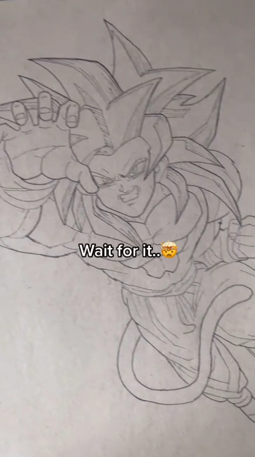 Dragon Ball Z art timelapse with Prismacolor details