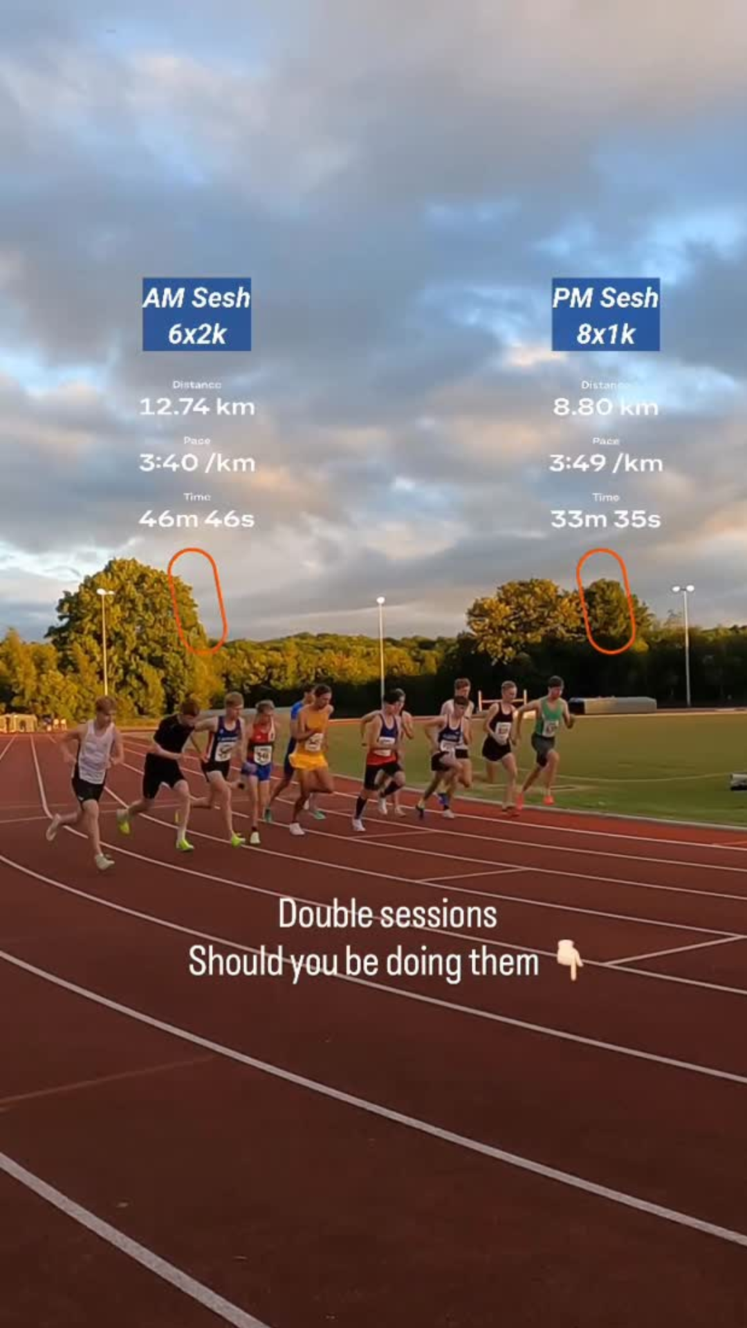 The training principle behind double session workouts explained