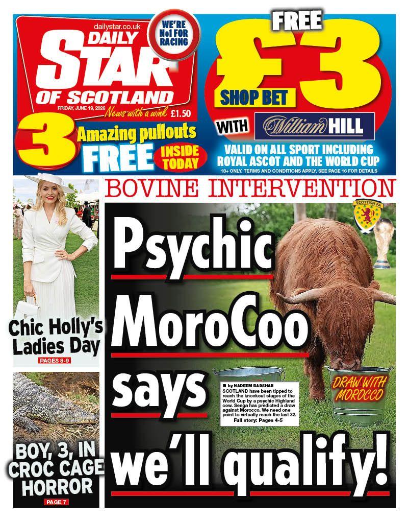 Scotland's papers: Football fan witnesses US shooting and '90 minutes ...