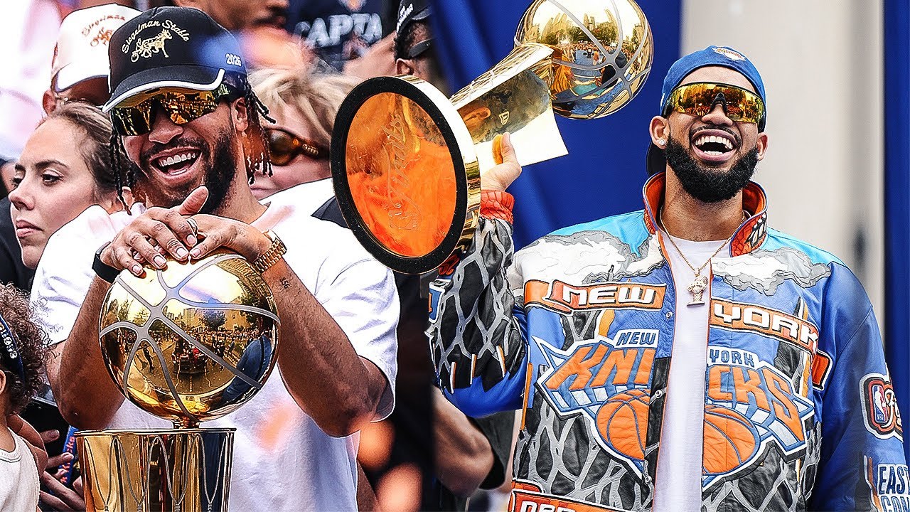 Les Knicks célèbrent leur premier titre NBA depuis 53 ans lors d'une ...