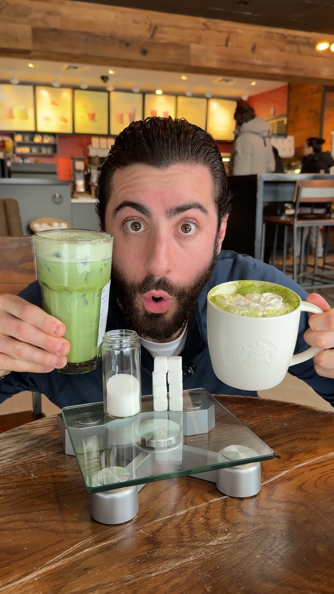 Nearly 30g of sugar in a Starbucks matcha