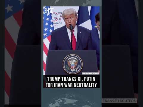 Trump thanks Xi and Putin for staying neutral during Iran conflict