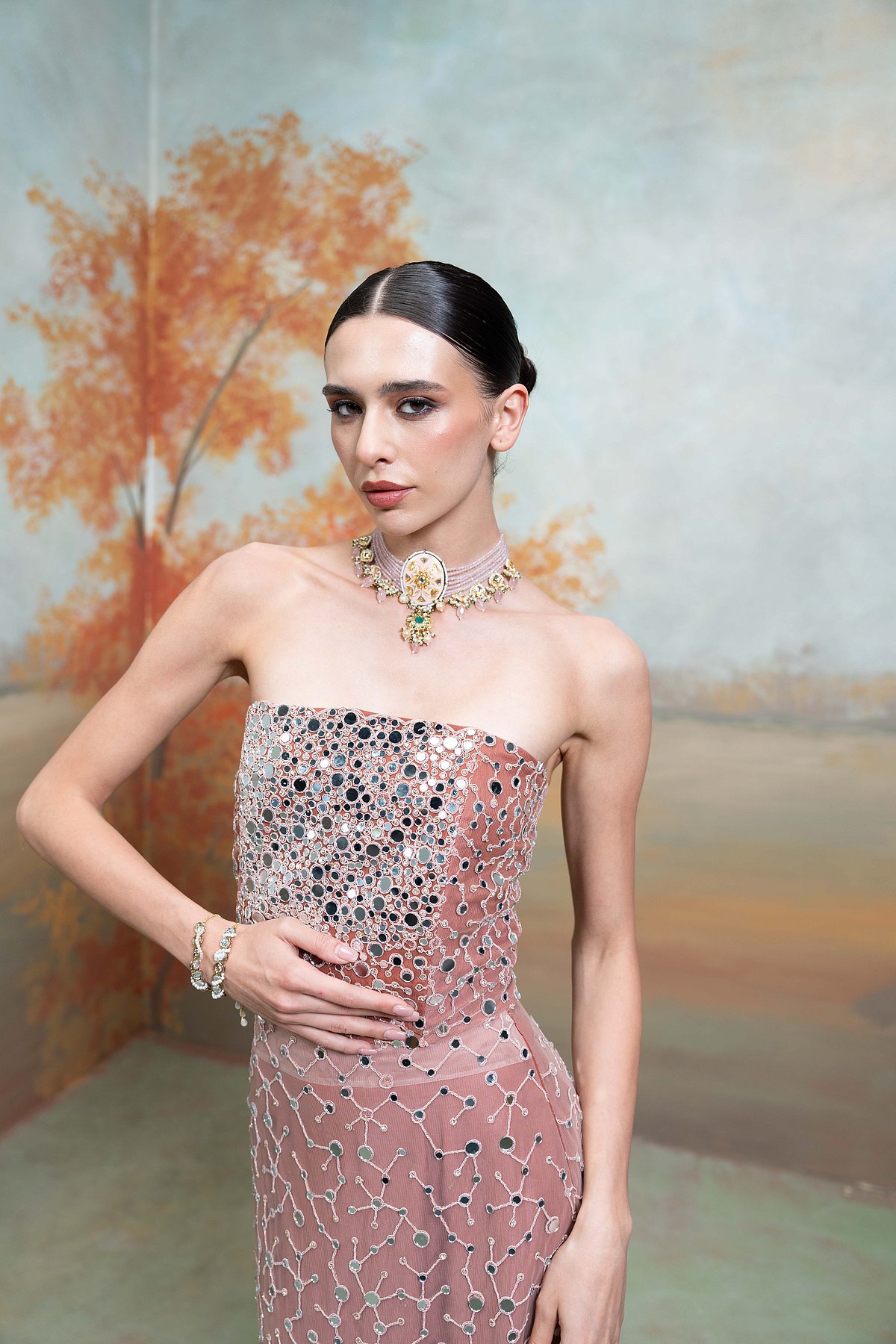 Rivaaj Couture’s Gul brings soft florals and fluid elegance