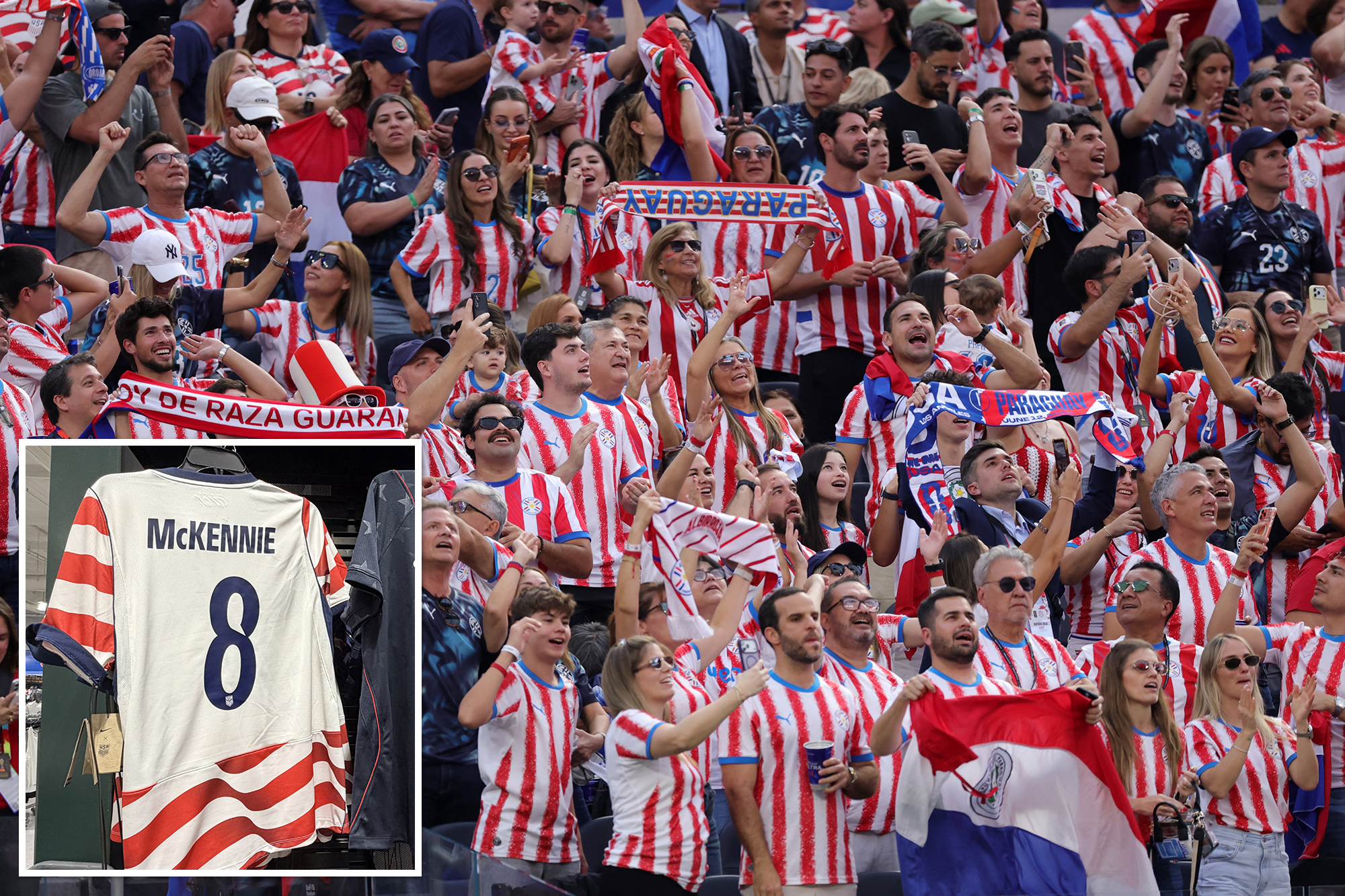 USMNT jerseys, World Cup packages given to passengers on flight