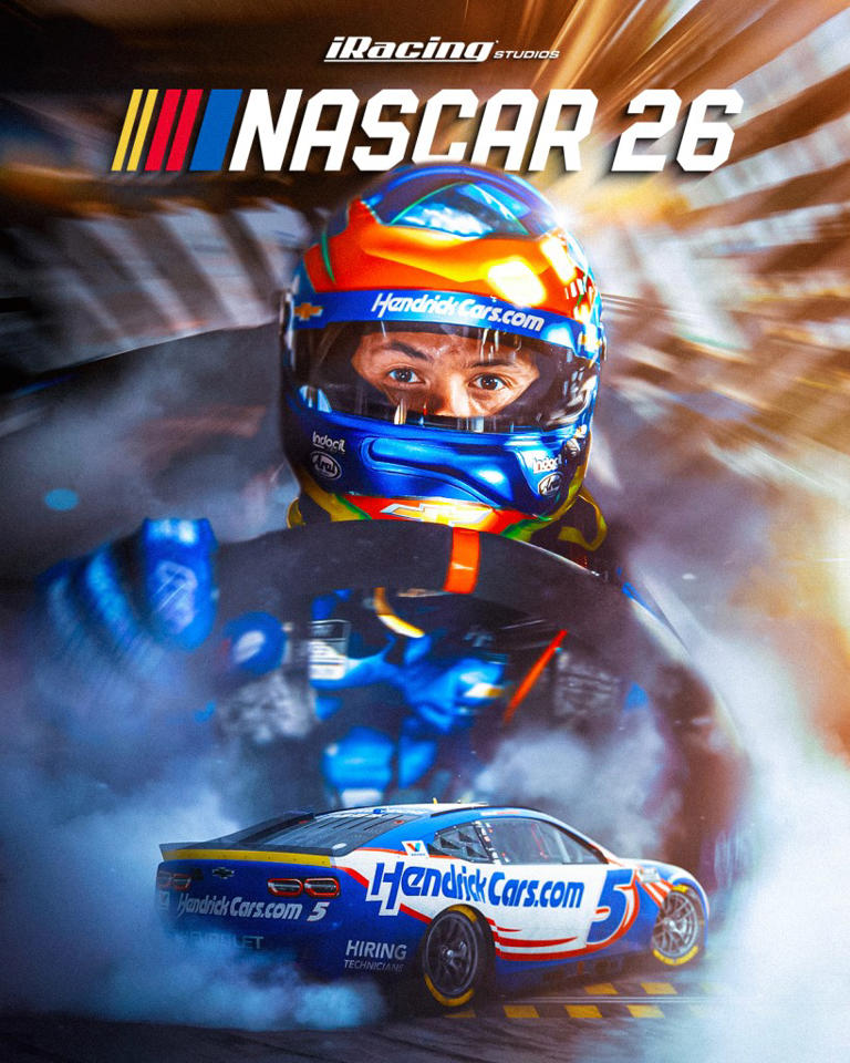 NASCAR 26 arrives in September - Kyle Larson cover athlete