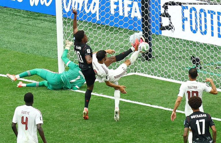 Soccer-David hat-trick as Canada crush nine-man Qatar 6-0 to earn first ...