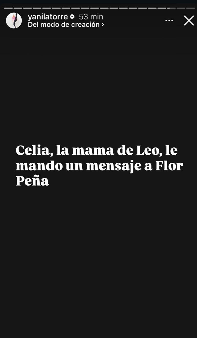 Se conoció la tajante respuesta de Celia Messi a Flor Peña tras sus ...
