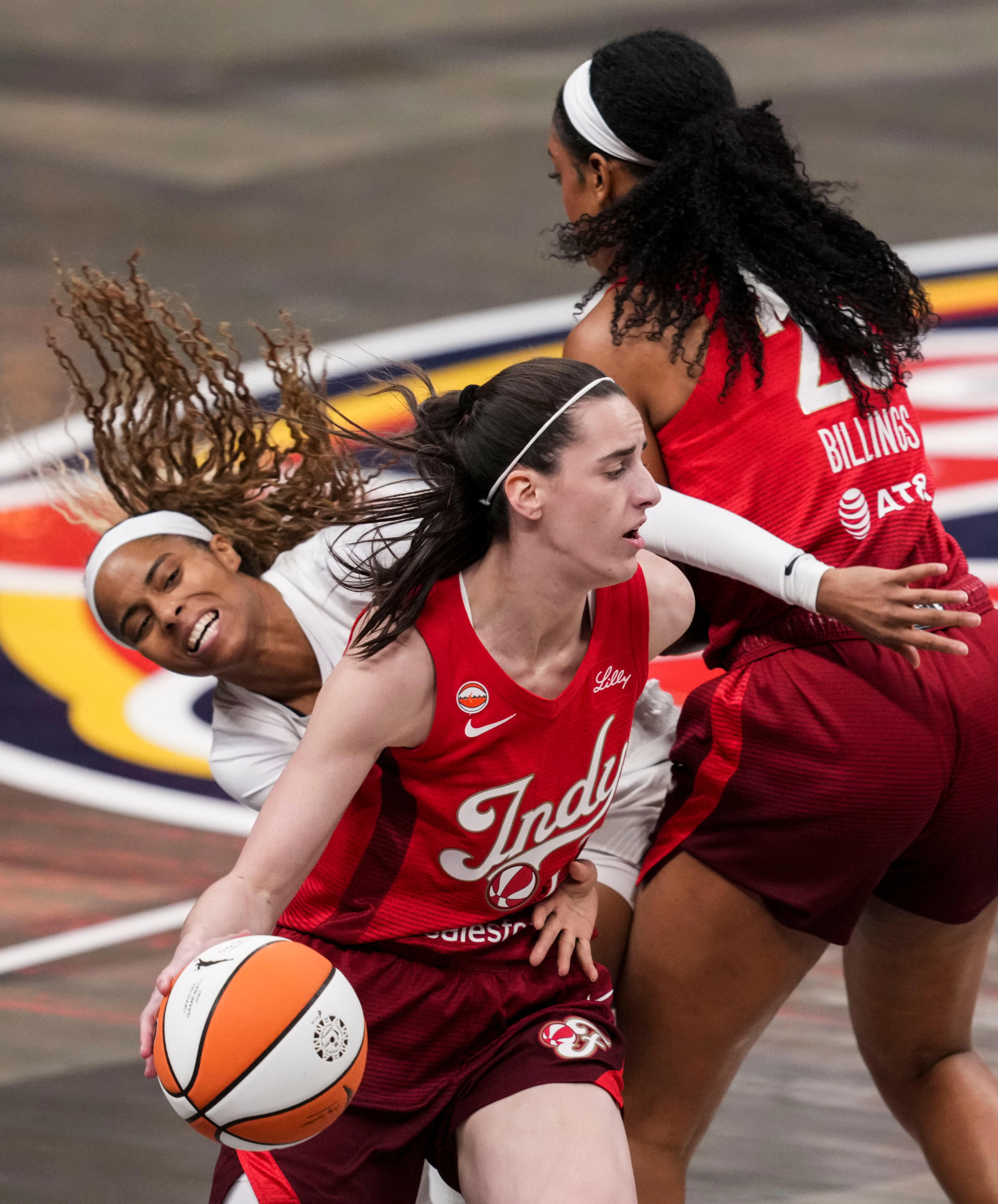 Fever winning streak ends at hands of Dream, spoiling debut of Caitlin ...