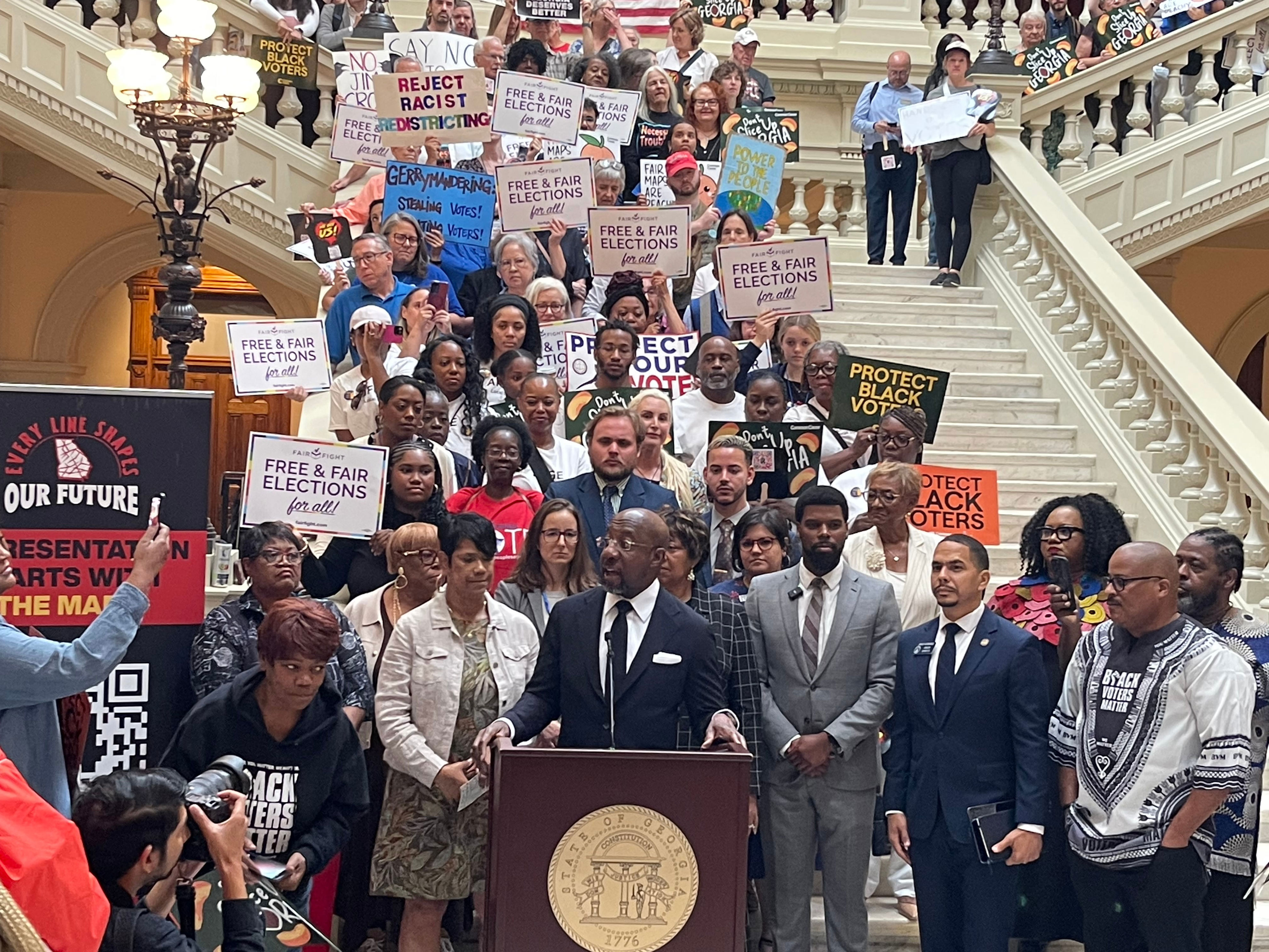 Georgia Democrats look to end mid-decade gerrymandering