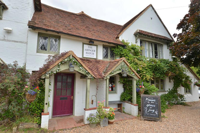 Beautiful woodland pub with walks in every direction named as Surrey's best