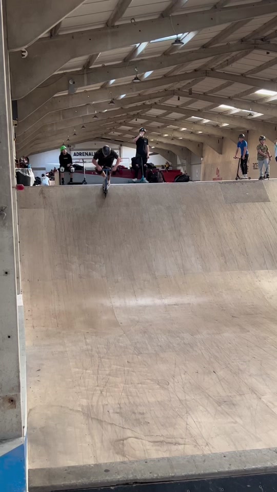 Scooter flip trick that stunned the skatepark