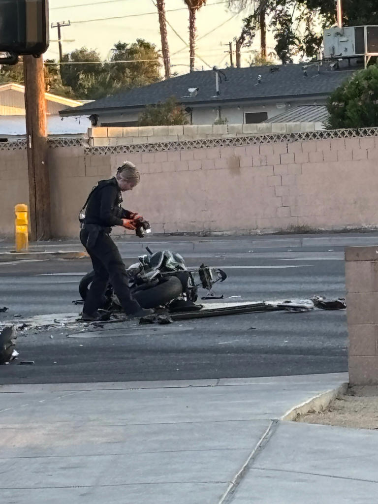 Las Vegas police investigating deadly crash involving motorcycle in ...