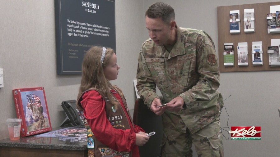 A Girl Scout’s sweet salute to veterans