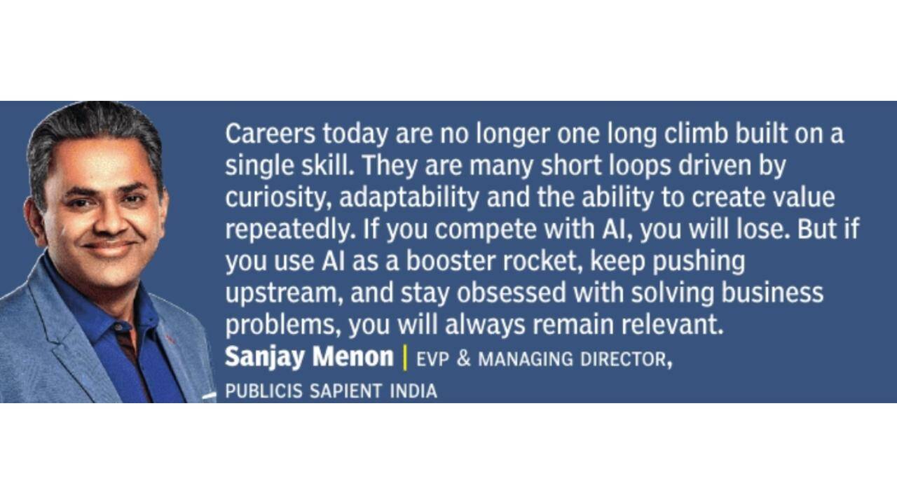 Think of your careers as many short loops