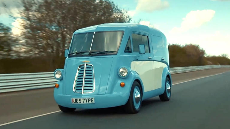 This new van is going very old-school with its design - back to the '40s