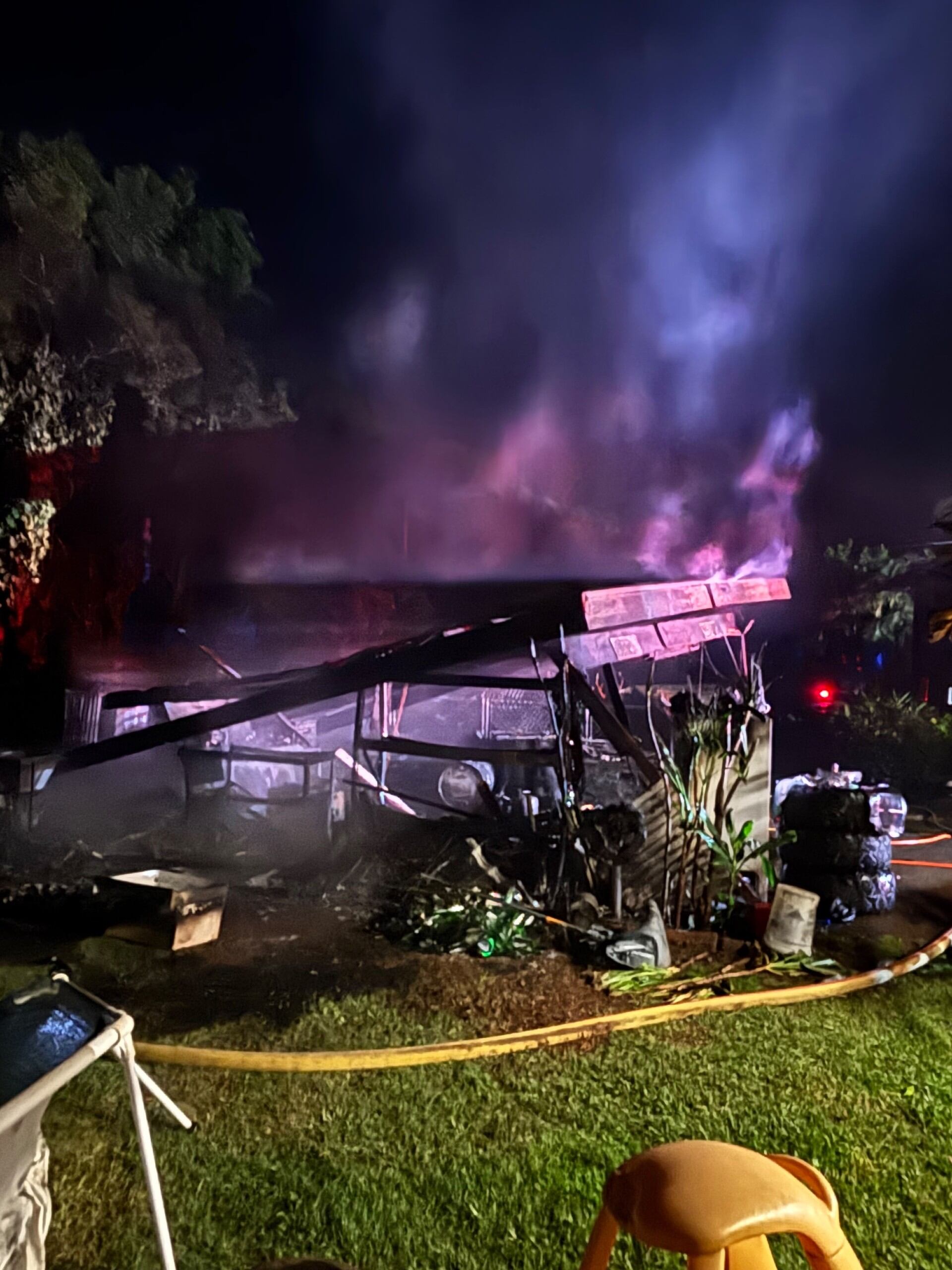 MFD: Gasoline may have sparked Haiku carport fire