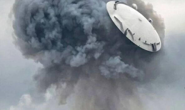 Watch: Fuel tank flung into air as explosion rocks Moscow oil refinery