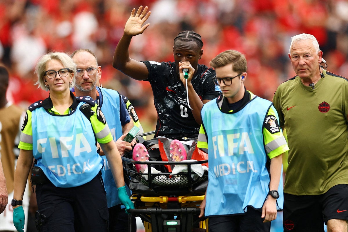 Canada’s Kone breaks leg in horror incident during World Cup win