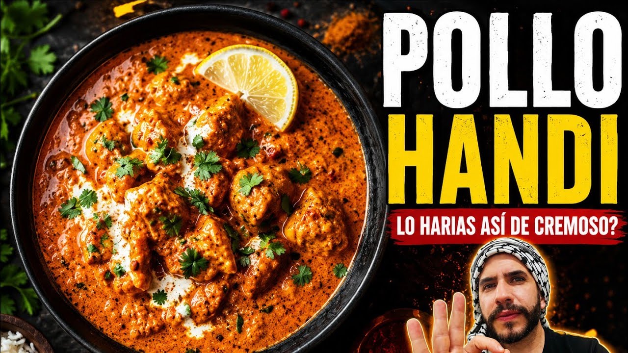 Pollo handi tradicional fácil