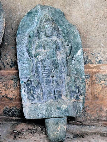 Rare sun god idol with three faces spotted at Betageri