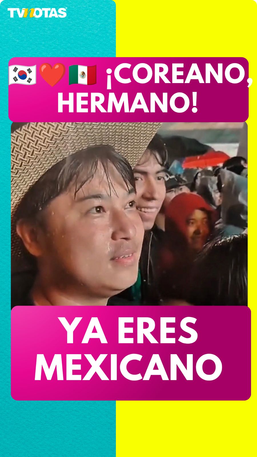 🇰🇷 ️🇲🇽 ¡Viva México! Aficionado coreano se une a los festejos y se roba ...