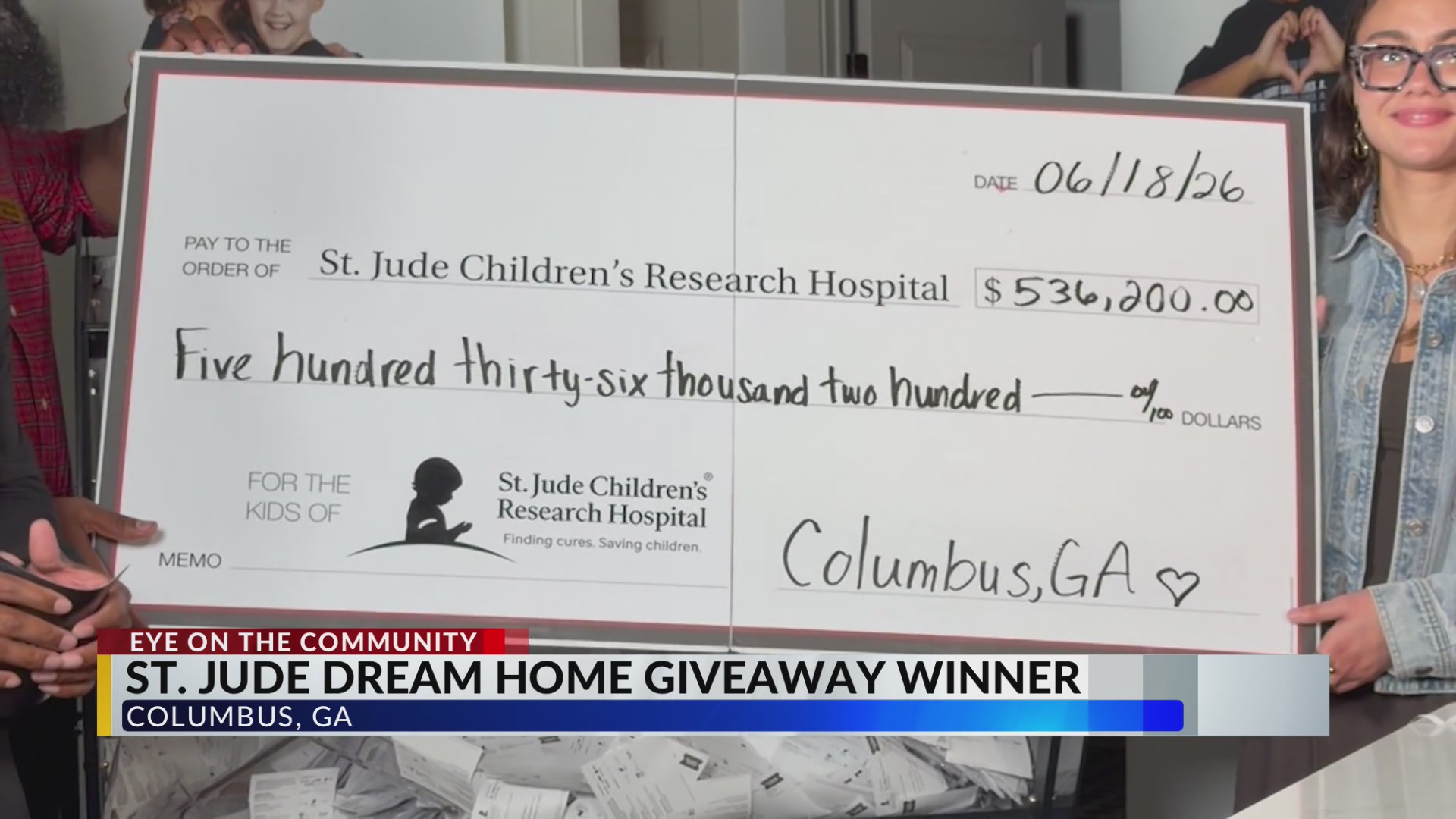 2026 St. Jude Dream Home Giveaway winner