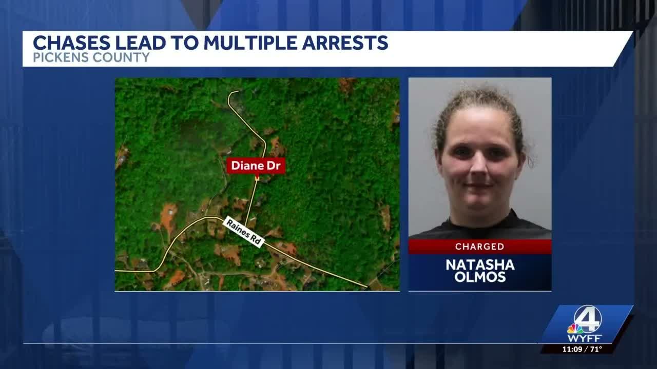 Pickens County deputies arrest three following separate traffic stops